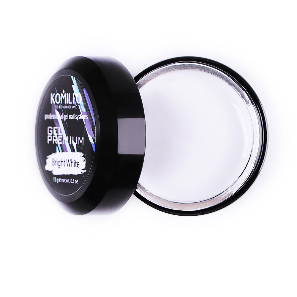 Komilfo Gel Premium Bright White, 15 g – Komilfo.ua