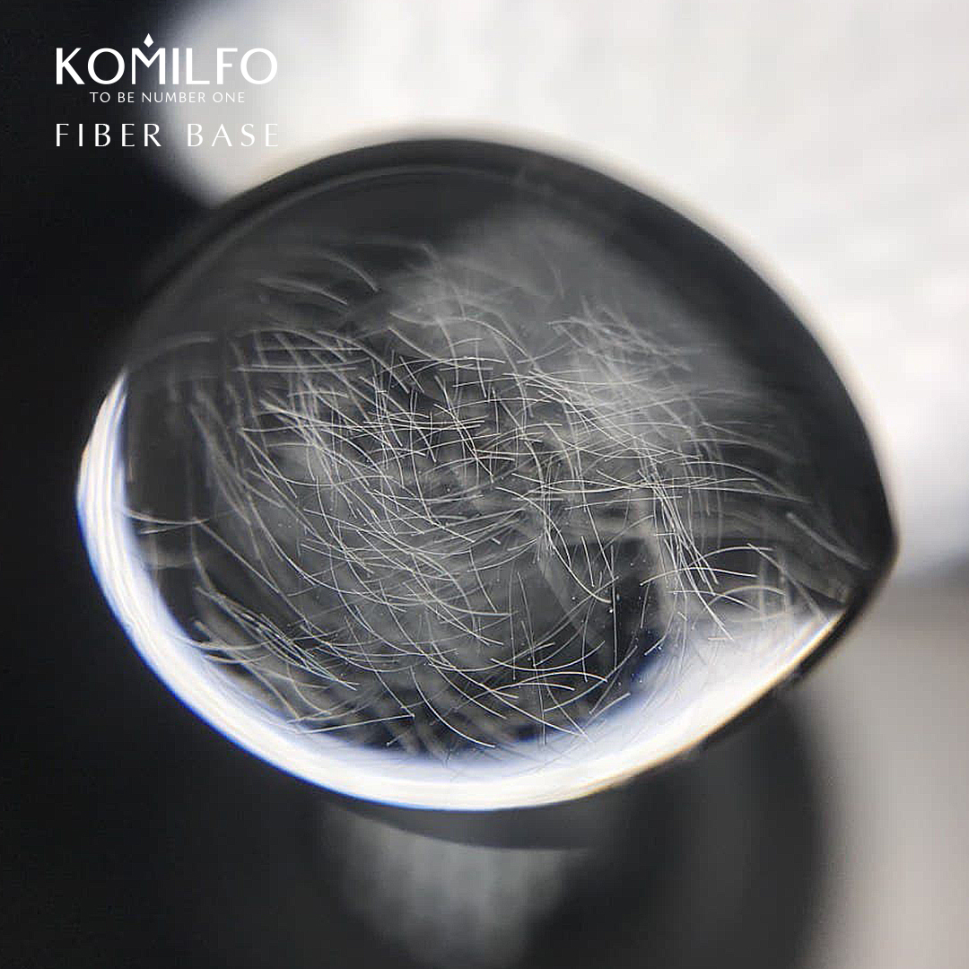 Komilfo Fiber Base - base for nails with nylon fibers, 15 ml – Komilfo.ua