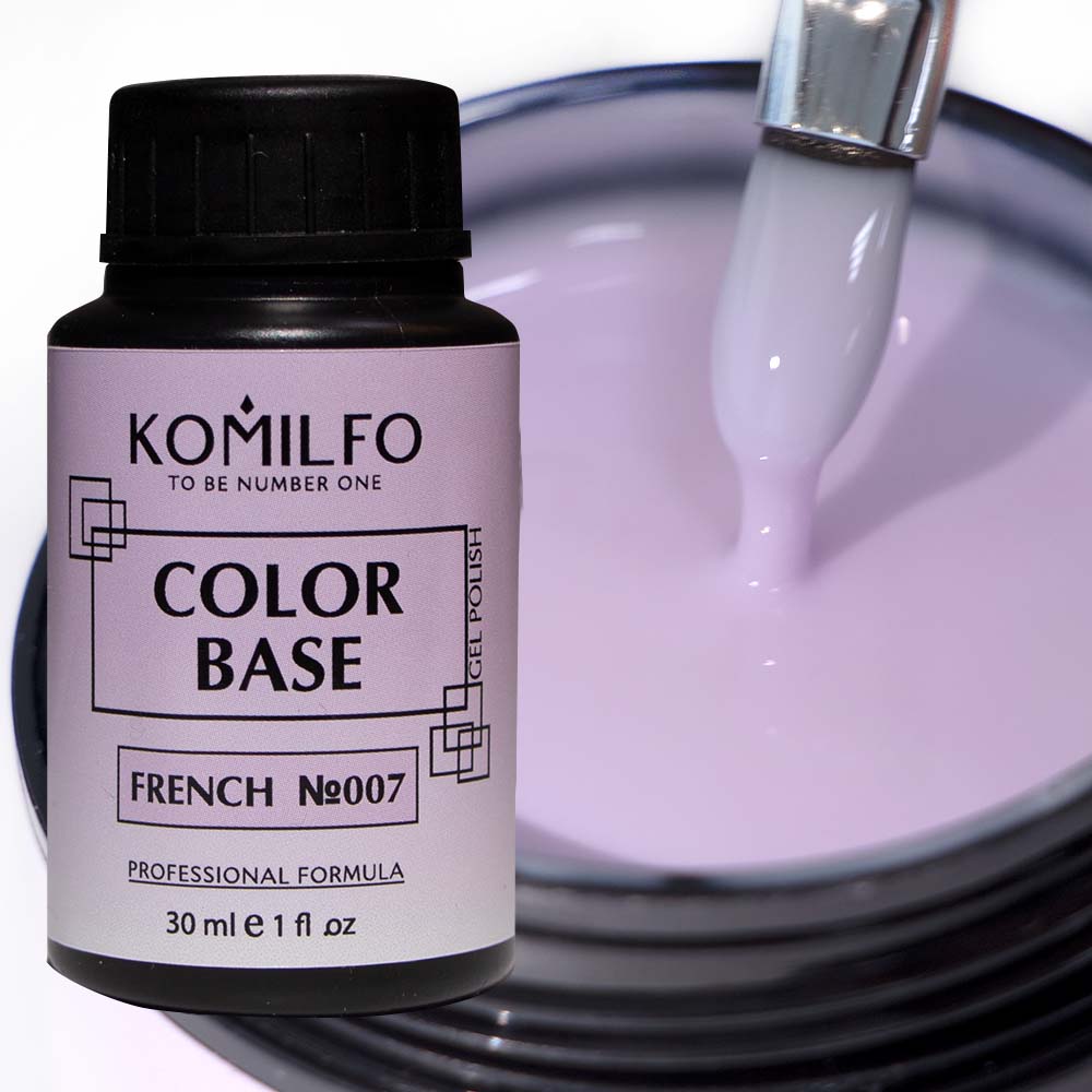Komilfo Color Base French 007, 30 ml (barrel) – Komilfo.ua