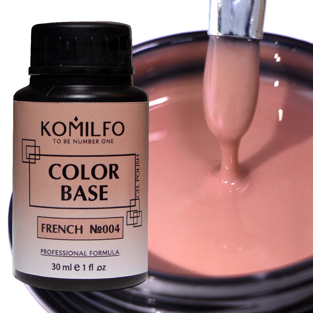 Komilfo Color Base French 004, 30 ml (barrel) – Komilfo.ua