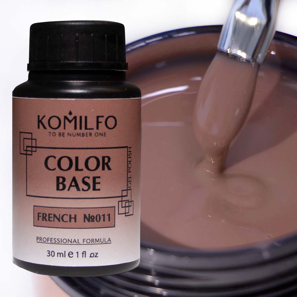 Komilfo Color Base French 011, 30 ml (barrel) – Komilfo.ua