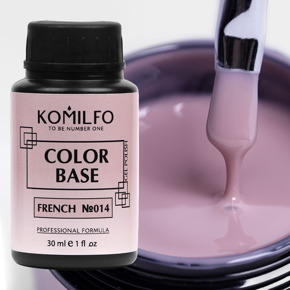 Komilfo Color Base French 014, 30 ml (barrel) – Komilfo.ua