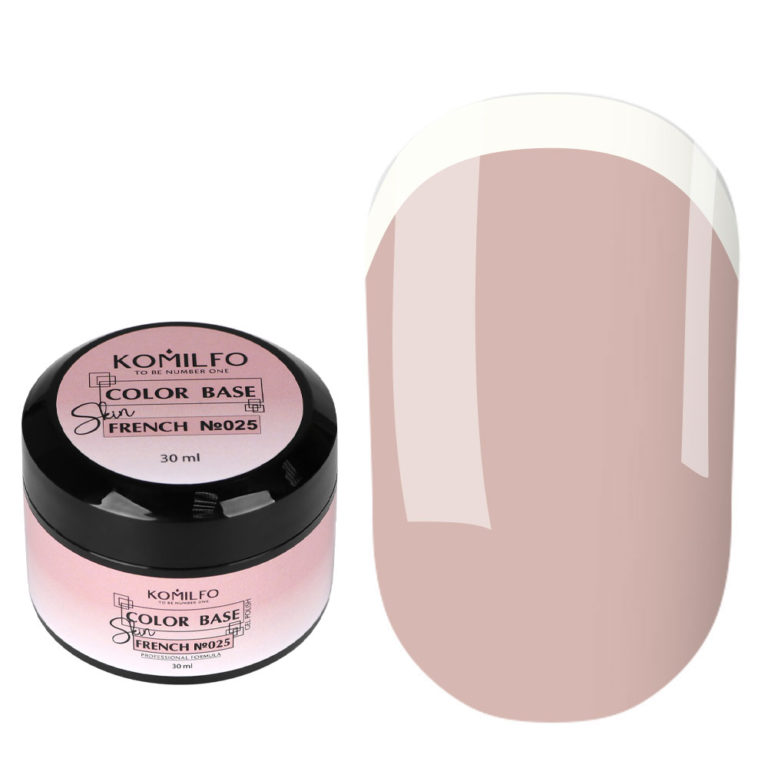 Komilfo Color French Base "Skin" 025, 30 мл (гель-банка) – Komilfo.ua